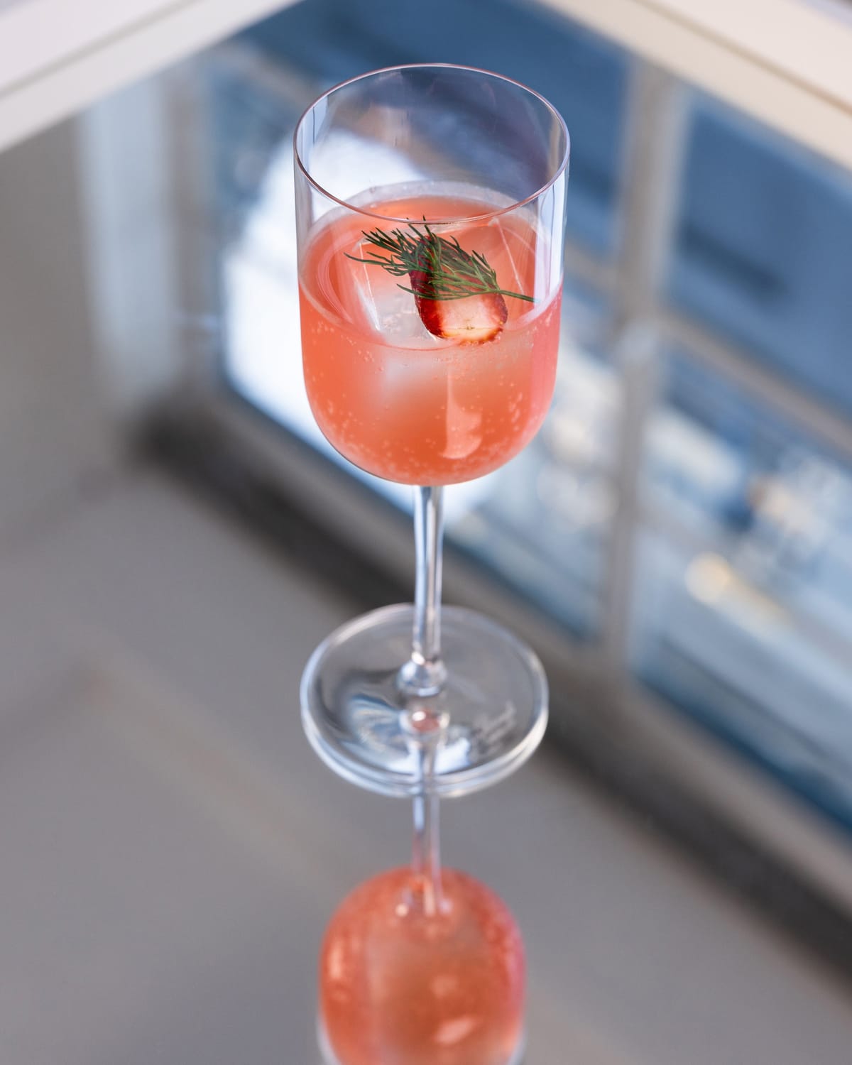 The Apollo 11 cocktail from Maybe Sammy's Mirage menu is a drink we love