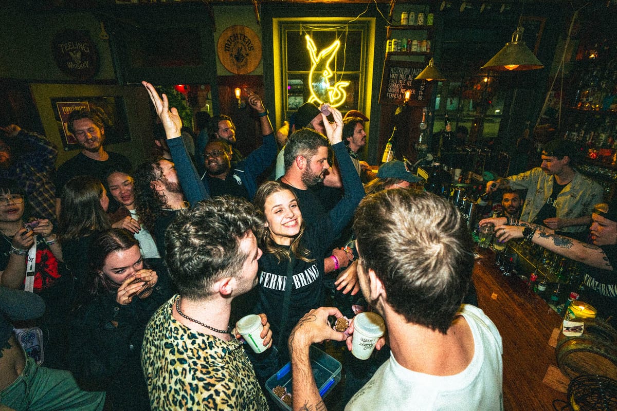 A magical, herbal, Fernet-Branca Coin Party Tour across Australia